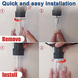 VETRIL String Lights Accessories 1.5 Watt LED S14 Replacement Light Bulb, S14 Light Bulb , Soft White, 6 Packs