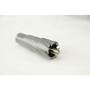 BLUEROCK 6 Piece Set 1-3/8" Depth Tungsten Carbide Tip (TCT) Annular Cutter Bits for Magnetic Drill