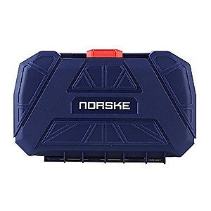 Norske Tools NIDBP280 12pc Impact Titanium Hex Shank Drill Bit for Metal, wood and Plastic (2PC of 1/16"and 3/32", 1 PC of 1/8", 5/32", 3/16", 7/32", 1/4", 5/16", 3/8"and 1/2")