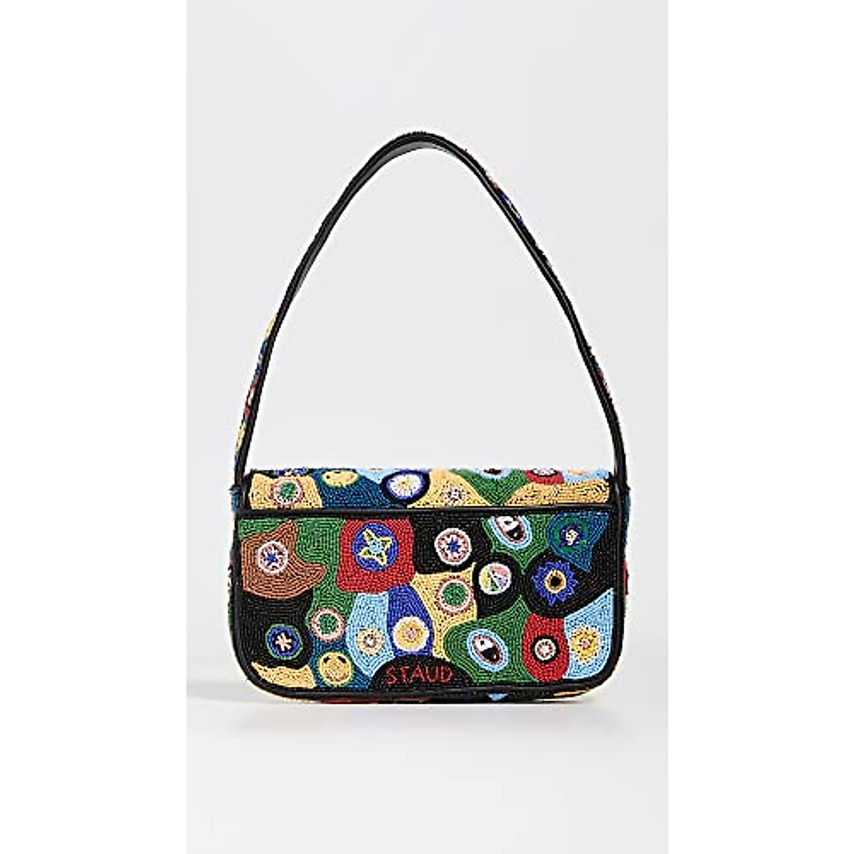 STAUD Women's Tommy Bag, Milliefiori Black, One Size