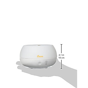 Crane Small Ultrasonic Diffuser and Air Humidifiers for Bedroom and Office, .2 Gallon Cool Mist Humidifier for Personal Use, No Humidifier Filters Needed, White