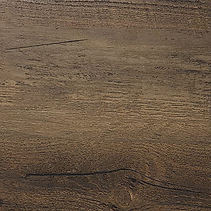 Walker Edison Portsmouth Classic 2 Glass Door TV Stand for TVs up to 80 Inches, 70 Inch, Rustic Oak