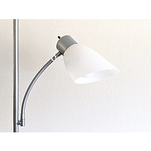 2-Pack 4-1/2" Quaray T50 Color Plastic Lamp Shade for Floor Lamp (White)