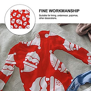 MILISTEN Nativity Decor 20Pcs Christmas Cotton Fabric Floral Quilting Cloth Piece Fat Patchwork Bundles Quarters Precut Scraps for Xmas Dress Cloth Bag DIY Sewing Craft 20x20cm Winter Sheets