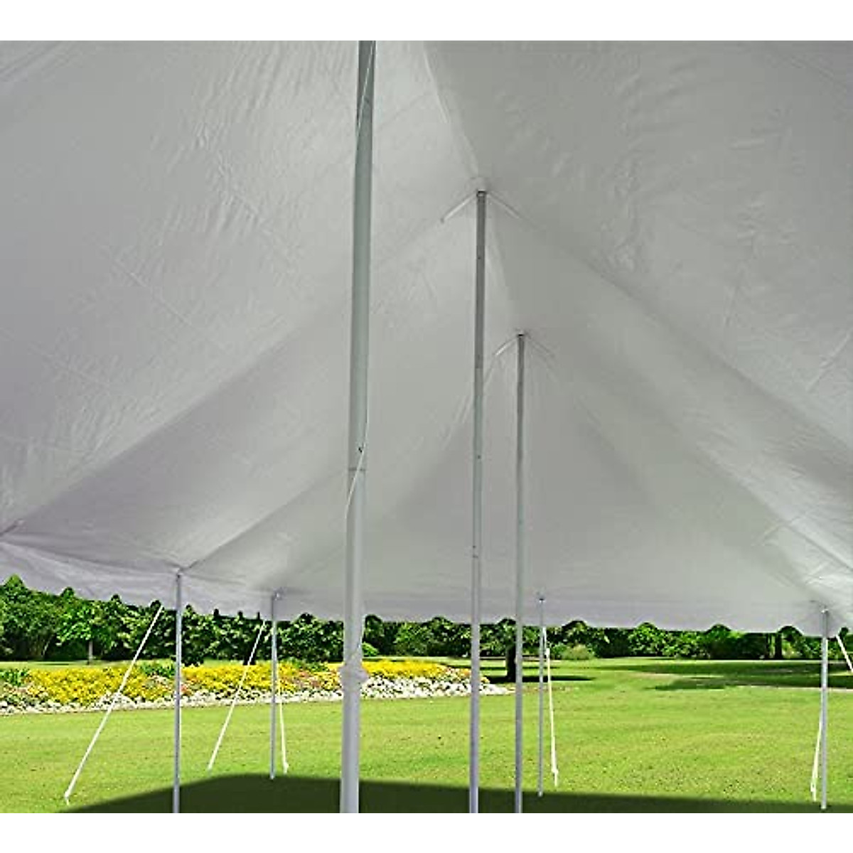 TentandTable 20' x 40' Premium Canopy Tent, White, Outdoor Pole Tent, 80-160 Person Capacity for Parties, Weddings, Events, Commercial and Residential Use, Large Heavy Duty Vinyl Canopy Tents