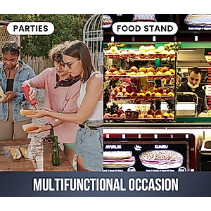 SYBO Hot Dog Roller, 30 Hot Dogs 11 Rollers Grill Cooker Machine with Removable Stainless Steel Drip Tray and Glass Hood Cover, 1430-Watts, Perfect for Commercial And Party