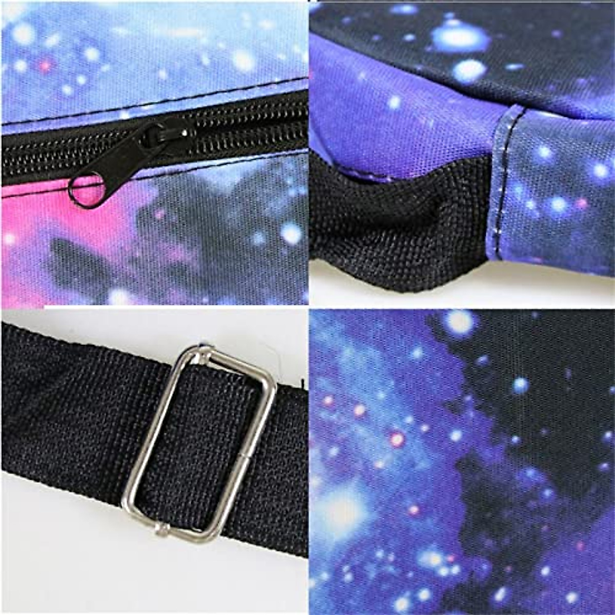 WEIYON Teen Boys Cristiano Ronaldo 3 in 1 School Bookbag Set-Lightweight Canvas Backpack+Shoulder Bag+Pencil Case