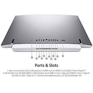 Dell Newest Inspiron 24 5400 All-in-One Touchscreen Desktop, 24" FHD Touch Display, Intel i5-1135G7, 16GB RAM, 1TB SSD, Pop-up Webcam, Wi-Fi 6, Wireless Keyboard&Mouse, Win11 Home, Silver