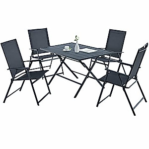 KUJYBG 3-Seat Sofa Cushioned Table Garden Gray Suitable 3 PCS Patio Rattan Furniture Set for Poolside, Backyard and Garden, Etc