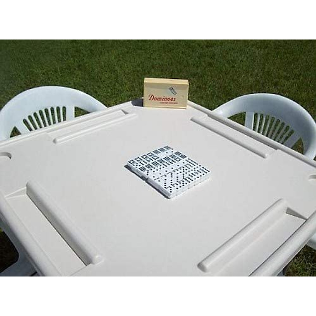 Benecasa Blow Mold Domino Game Table