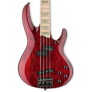 ESP LRB1004SMSTR-KIT-2 RB Series RB-1004SM STR 4-String Electric Bass, See Thru Red