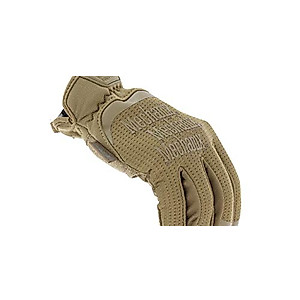 Mechanix Wear: FastFit Tactical Gloves with Elastic Cuff for Secure Fit, Work Gloves with Flexible Grip for Multi-Purpose Use, Durable Touchscreen Capable Safety Gloves for Men (Brown, Large)