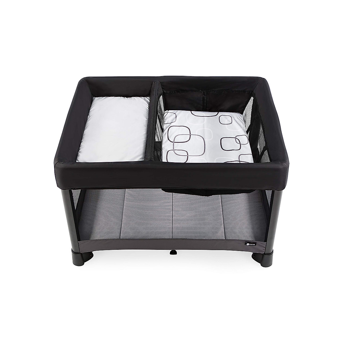 4moms breeze Bassinet Sheets, For Baby Bassinets and Furniture, Waterproof, Machine Washable, Soft, Plush Fabric, Silver/White, 1 Count (Pack of 1)