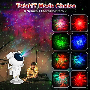 Astronaut Galaxy Star Projector Starry Night Light,Astronaut Light Projector with Nebula,Timer and Remote Control,Kids’ Bedroom and Ceiling Projector, Christmas, Birthday, Valentine's Day Best Gifts