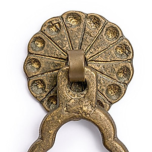 Hardware Philosophy Sparrow Tail Brass Hardware Pulls 2.4" - Set of 2