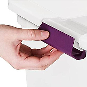 Sterilite 27 Quart Clear Latch Lid Storage Container Tote, 6 Pack, and 15 Quart Clear Latch Lid Storage Container Tote, 12 Pack for Home Organization