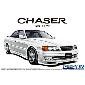 Aoshima 58596 The Model Car 016 Toyota JZX100 Chaser Tourer V 1998 1/24 Scale Kit