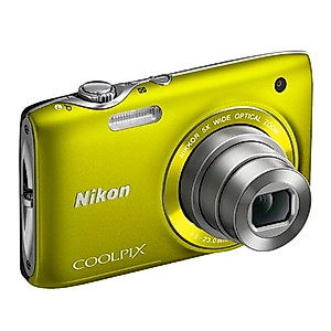 Nikon COOLPIX S3100 14 MP Digital Camera with 5x NIKKOR Wide-Angle Optical Zoom Lens and 2.7-Inch LCD (Yellow)