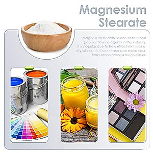 EASTCHEM 99% Purity of Magnesium Stearate Powder,Cosmetic Ingredients, Food Grade,CAS:557-04-0(250g)