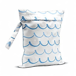 zcyxuuw Wet Bag, Wet Dry Bag, Wet Bag for Swimsuit, Travel, Beach, Pool, Diapers, Dirty Yoga Gym Clothes, Makeup Bag, Waterproof Reusable Minimalist Aesthetic Line Art Geometric Decor