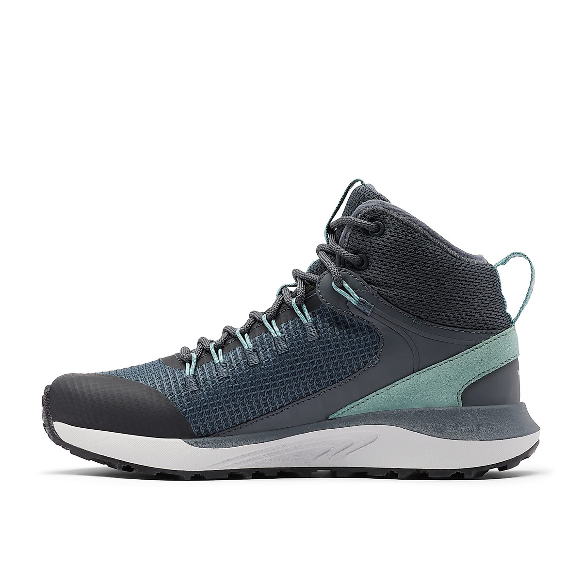 Columbia Women's Trailstorm Mid Waterproof, Graphite/Dusty Green, 11