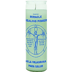 Indio 7DAY Candle-Miracle Healing WHT:Candle 7 Day Miracle Healing White