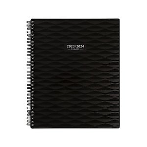 2023-2024 AT-A-GLANCE® Elevation Academic Weekly/Monthly Planner, 8-1/2" x 11", Black, July 2023 to June 2024, 75959P05