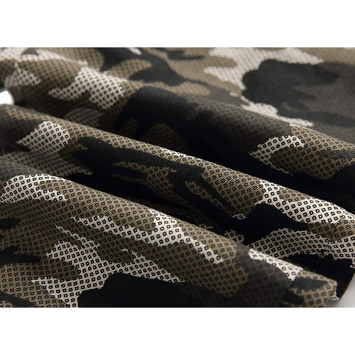 DANT BULUN Men's Fashion Casual Printed Jeans Stretch Skinny Denim Jogger Pants (30,1553-4)