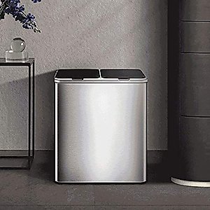 CZDYUF 12L Home Smart Trash Can Automatic Induction Trash Can with Lid Bin Smart Garbage Bin Office Trash Can for Bedroom ( Color : E )