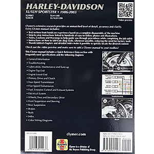 Harley-Davidson Sportster Motorcycle (1986-2003) Service Repair Manual