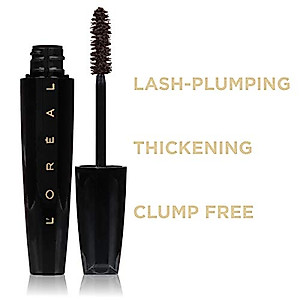 L’Oréal Paris Voluminous Extra-Volume Collagen Waterproof Mascara, Blackest Black, 0.34 Ounces