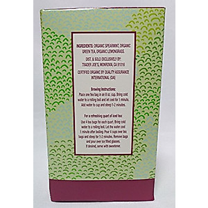 Trader Joe's Moroccan Mint Green Tea (Pack of 2)