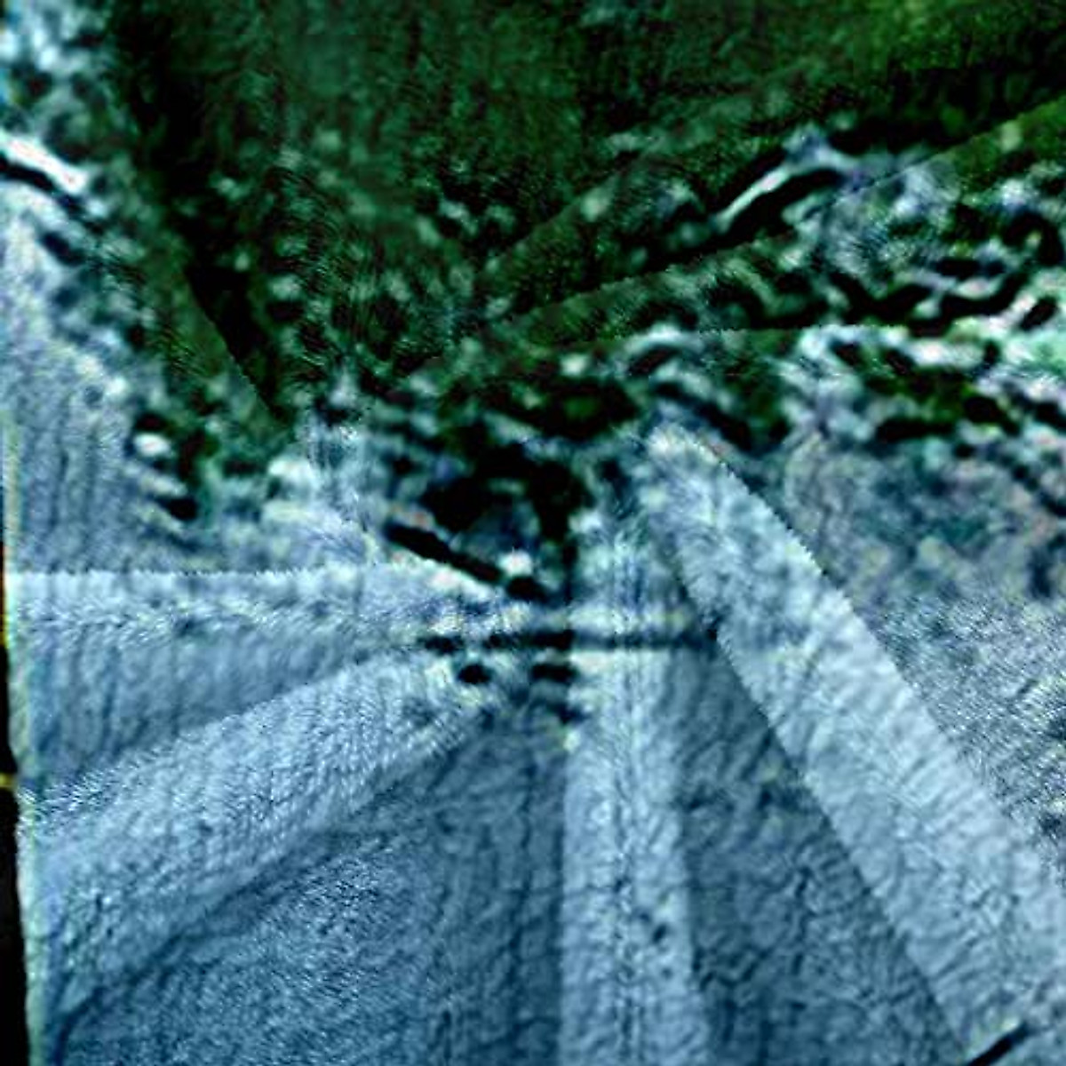 NARBOR Soft Fleece Throw Blanket - Fluffy Microfiber Solid Blankets for Bed and Couch Double/Single Size - 59X79Inch Lake Wooden Bridge Landscape Printed Flannel Blanket for Bed, Couch and Sofa