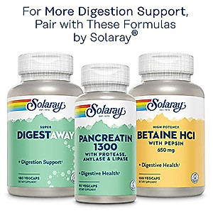 SOLARAY Mastic Gum 1000 mg, Gut Health and Digestion Supplement with 35% Mastic Acids and Masticoresins, Stomach Formula for Digestive Support, 60-Day Money Back Guarantee, 22 Servings, 45 VegCaps
