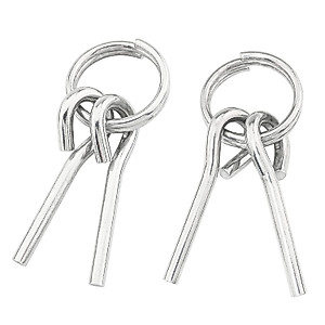 ITROLLE 4PCS Aluminum Alloy Tent Pole Rings, Tent Building Tool, Tent Pole Accessories, Camping/Touring/Tent Awning Pole Repair Kit