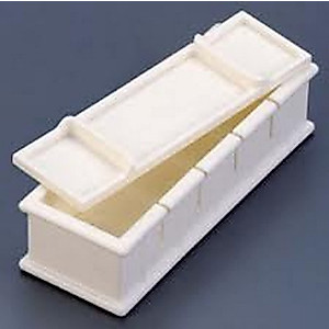 JapanBargain 3254, Japanese Sushi Press Boxed Sushi Mold Sushi Maker Rice Ball Mold Plastic Oshizushi Press Oshizushihako 5-Cuts, Made in Japan