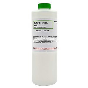 ALDON Innovating Science 9.00 pH Standard Buffer Solution, 500mL – Excellent for Chemistry & Biochemistry Experiments - The Curated Chemical Collection