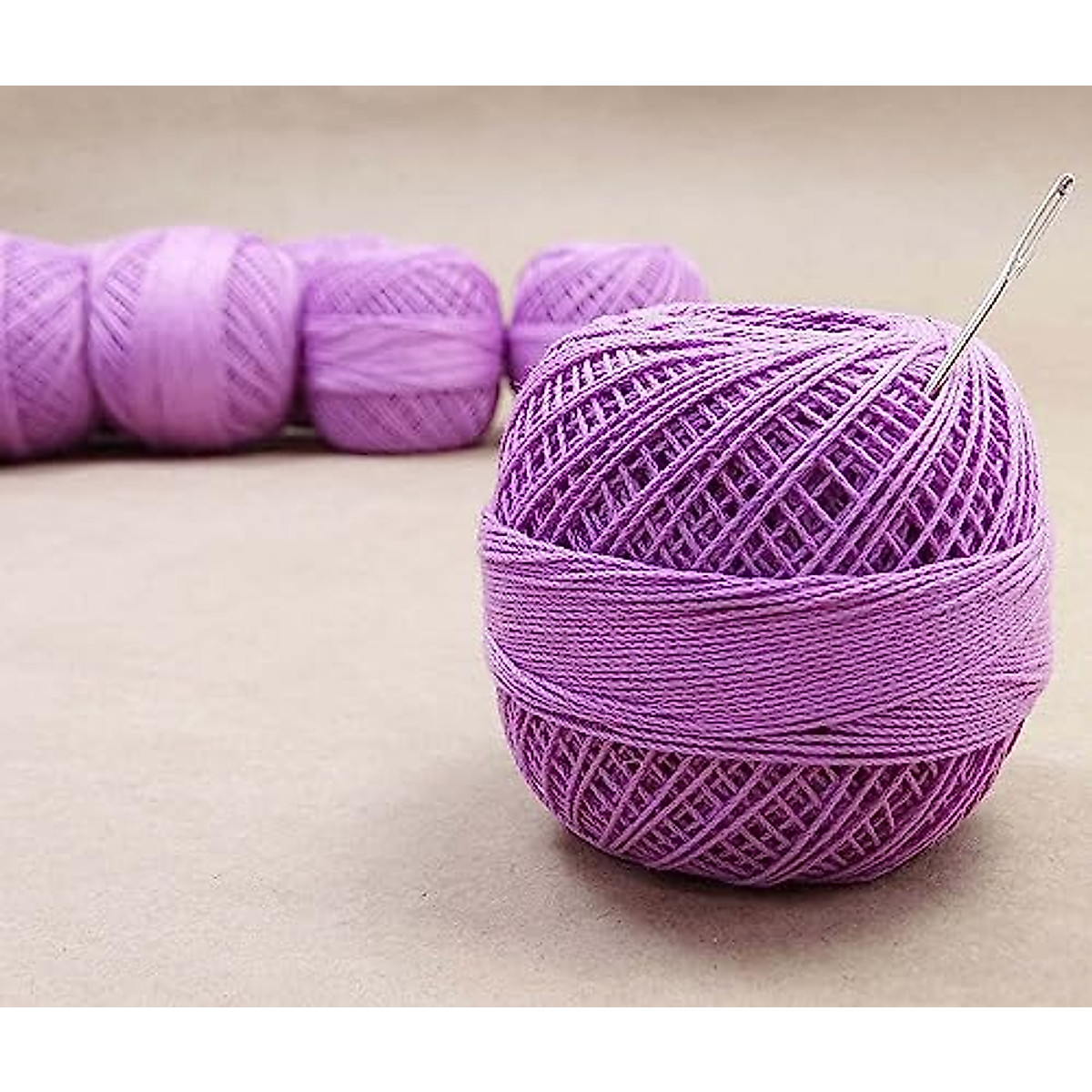 S2J Lot of 10 Pcs Anchor Cotton Crochet Knitting Thread Tatting Yarn Embroidery Ball