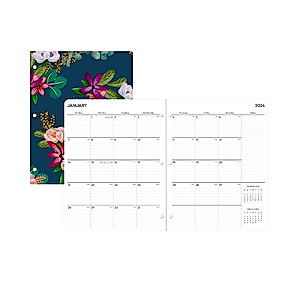 SUHEYLA Ispirational Pen and Bluesky January 2023 - December 2025 2 Years Monthly Stapled Planner 8.5" x 11"