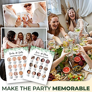 Woodamore Hilarious Bridal Shower Games 50 Guests - Wedding Shower Games for Bridal Shower Decorations, Wedding Games for Reception, Fun Bridal Party Games Bridal Shower Activities