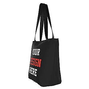 Custom Tote Bag Personalized Shoulder Bags Custom Handbag For Women Design Photo Text Teacher For Travel Shopping Personalized Gifts