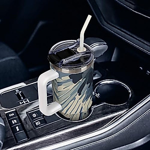 Flying Vulture Large Capacity Insulated Car Cup Travel Coffee Mug 40 Oz Reusable Tumblers with Straw and Lid