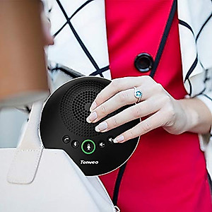Tenveo Conference Room Camera Video conferencing System Bundle with Bluetooth Speaker for Business Meetings (3X Zoom VHD3U + A2000B)