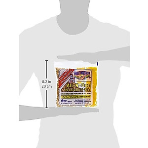 Case of 12 Popcorn Packs - All-In-One Kit with 6-Ounces of Pre-Measured Kernels, Salt, and Oil Packets for Popcorn Machines by Great Northern Popcorn