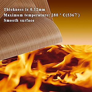 3 Pack PTFE Teflon Sheet 12 x 16" and 3 Rolls 10mm X 33m Heat Resistant Sublimation Tape,Thermal Tape for Heat Press Transfer,Non Stick Paper Reusable Craft Mat,Protects Iron,for Heat Press Machines