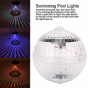 Swimming Pool Lights, Plastic Materials Widely Used Solar Lights for Garden Lighting for Swimming Pool