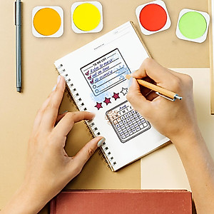 PH PandaHall Clear Label Stamps, Date and Schedule Rubber Stamp Silicone Stamp Background Transparent Stamps for Card Making Photo Album Decoration and DIY Scrapbooking 6.2x4.3inch/16x11cm