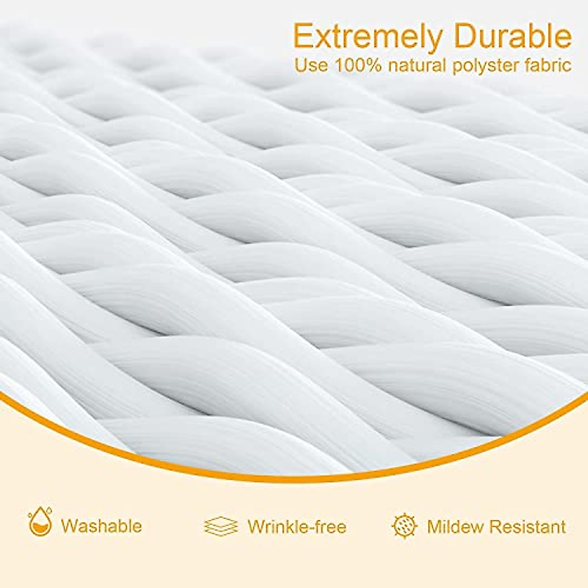 120 inch White Projector Screen, AAJK Projection Screen16:9 HD Hanging Movie Screen Foldable Anti-Crease, for Outdoor, Indoor