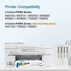 5 Pack - MG6821 Ink Cartridges Replacement for Canon PGI-270XL CLI-271XL PGI270XL CLI271XL PGI270 XL CLI 271 XL to use with MG6821 MG6820 TS6020 TS8020 TS9020 (PGBK, Black, Cyan, Magenta, Yellow)