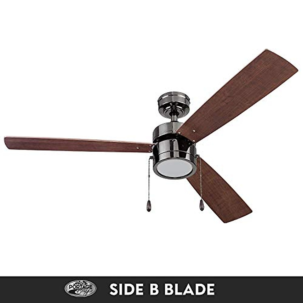Portage Bay 51453 Madrona Ceiling Fan, 52, Gun Metal
